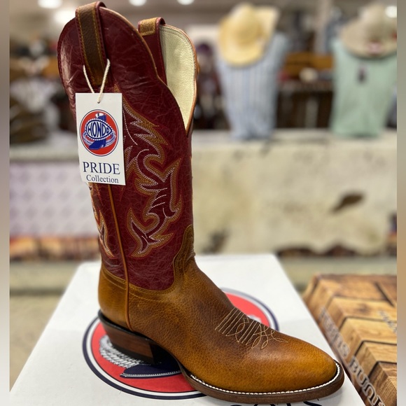 Hondo | Shoes | Hondo 942 Rust Oil Tan Cowboy Boots R Toe | Poshmark